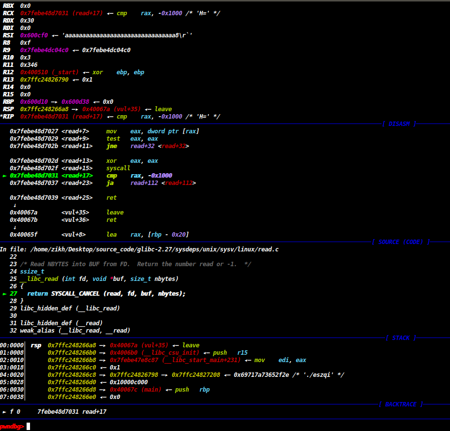 浅谈leave ret指令及其利用 | cccchen